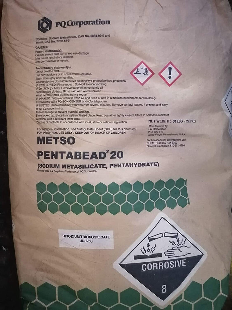 5kg Sodium Metasilicate Pentahydrate ( METSO ) – Africa Global Packaging